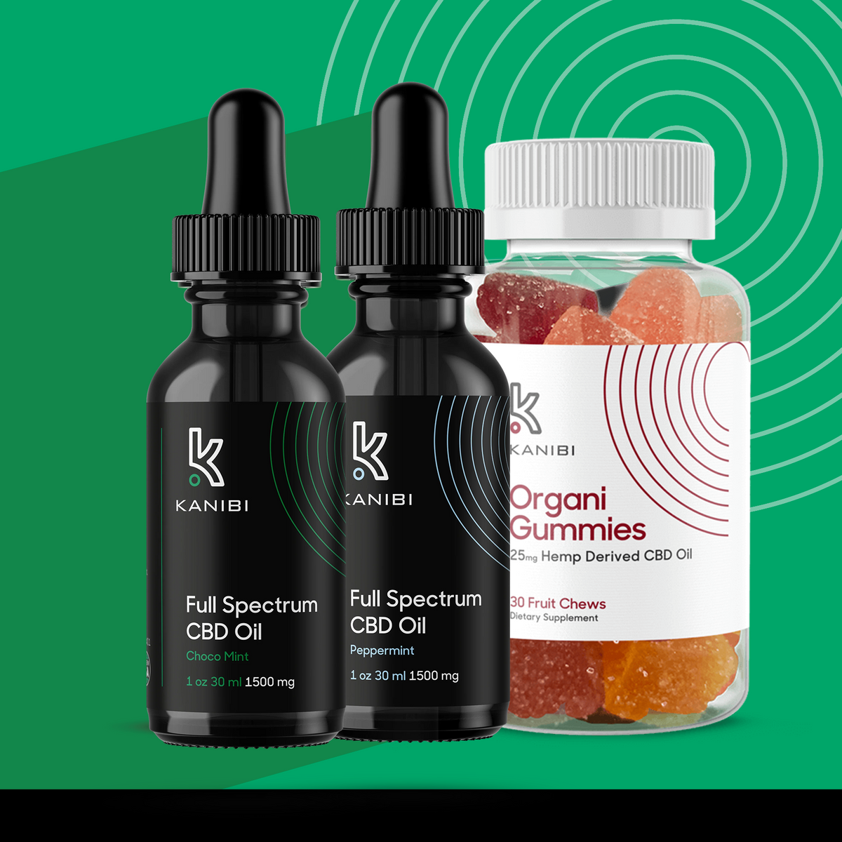 Full Spectrum CBD Oil plus Sports Cream Combo Pack - KANIBI
